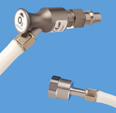 Connection tube O2 DIN 3 m ISO | DIN | Oxygen | Connection tubes with ...